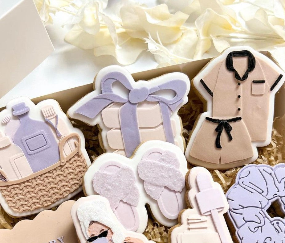 Pamper Party Cookie Cutters & Stamps– Boss Embossers