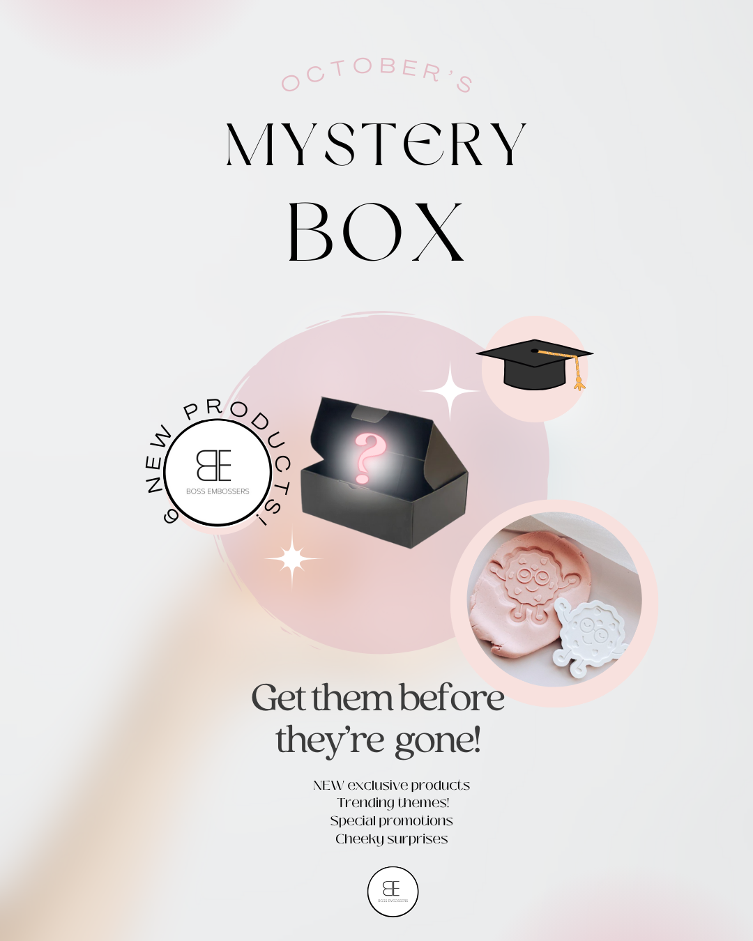 Monthly Mystery Box- OCTOBER – Boss Embossers